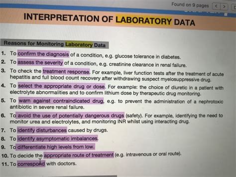 Interpreting Laboratory Data Flashcards Quizlet