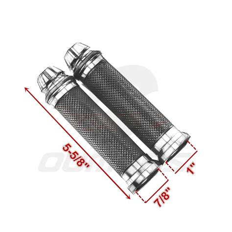 Oumurs Motorcycle 7 8 22mm Handle Bar Black Universal Motorbike Handle