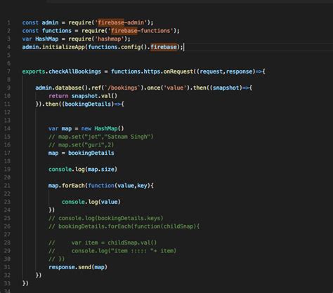 node js how to convert snapshot val to object in node js stack