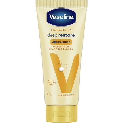 Vaseline Intensive Care Body Lotion Deep Restore 75ml Woolworths