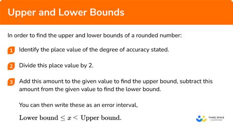 Upper And Lower Bounds Gcse Maths Steps And Examples