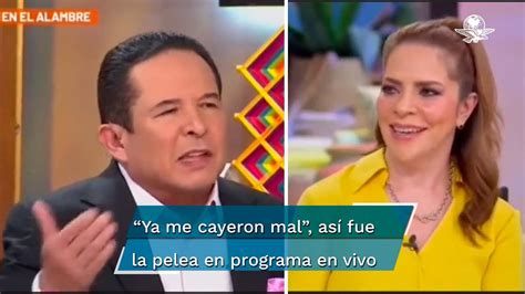 En Programa En Vivo Gustavo Adolfo Infante Pelea Con Sus Compañeras Y