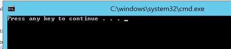 How To Hide Press Any Key To Continue When Running Powershell Script In