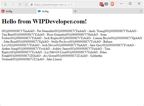 visualforce and angular local development