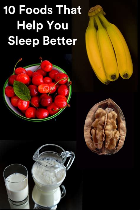 10 Foods That Help You Sleep Better Sleep Remedies Sleep Better