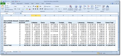 how to use slicers in excel 2010 and 2013 pryor learning