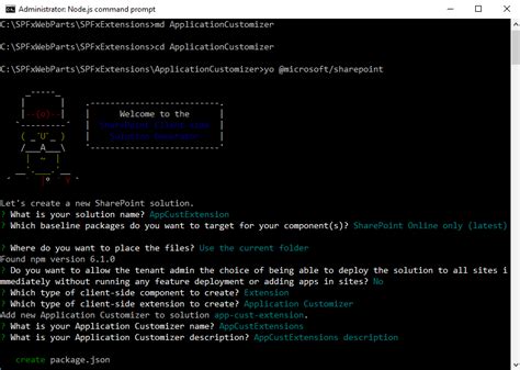 sharepoint framework extensions part 2 application