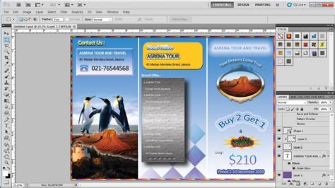 Cara Membuat Brosur Dengan Photoshop Cs6 Untuk Pemula Coretan