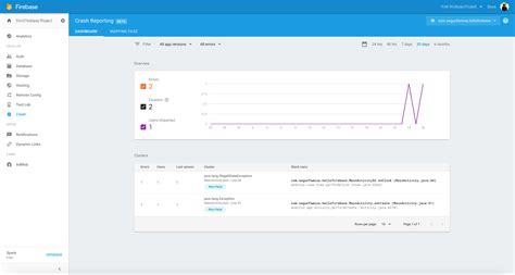 crash reporting with firebase codepath android cliffnotes