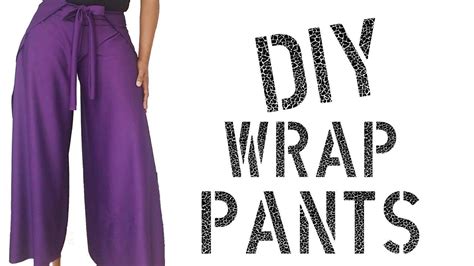 Diy How To Make Wrap Pants Pants Tutorial Wrap Pants Harem Pants Diy