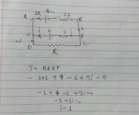 Using Kirchhoffs Rules To Determine The Value Of The Current I1