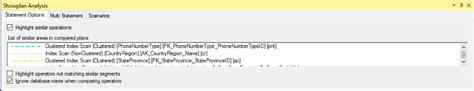 compare execution plans sql server microsoft learn