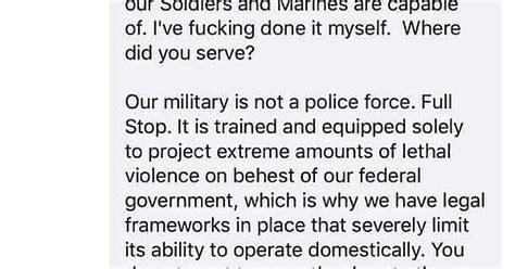 military forces don t exist to create peace and justice they exist to