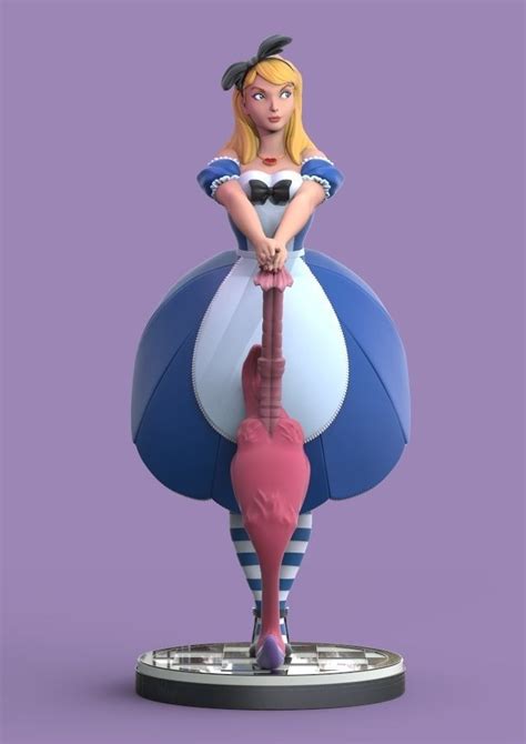 Alice In Wonderland V2 Plus Nsfw Version 3d Model 3d Printable Cgtrader
