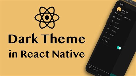 how to create dark themes in react native