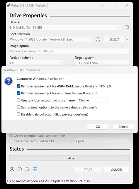 Charlie On Twitter Remember That Rufus Allows You To Create Windows
