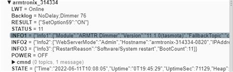 tasmota integration over mqtt read only configuration home