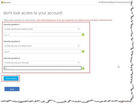 How To Enable Self Service Password Reset In Azure Ad Azure Lessons