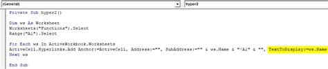 vba hyperlink how to create hyperlink in excel vba with examples