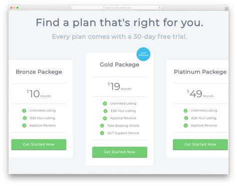 bootstrap 4 pricing table codepen all about image hd