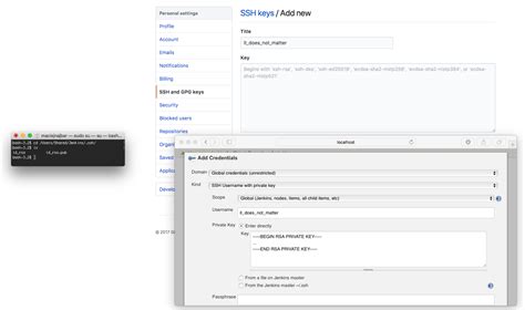 git add github private repo to jenkins stack overflow