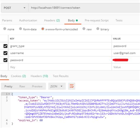 postman how to get refresh token for the first time stack overflow