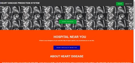 Github Somerongit Heart Disease Prediction System Heart Disease