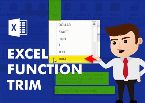 excelsirji excel function trim