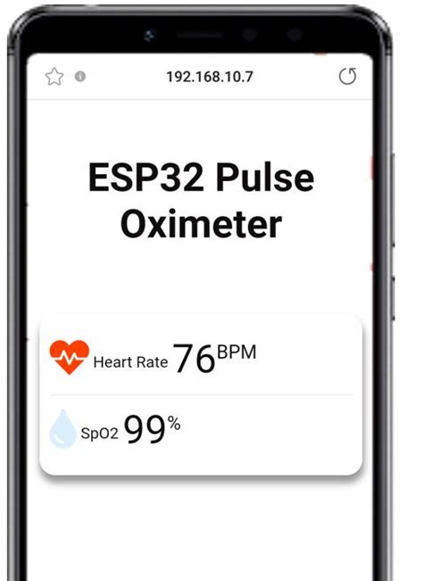 esp32 max30100 pulse oximeter web server