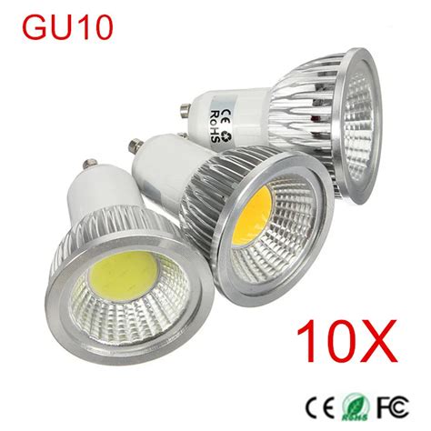 Super Bright Gu10 Bulb Light Dimmable Led Ceiling Light Ac85 265v 9w