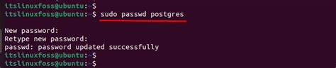 fix postgresql password authentication failed for user its linux foss