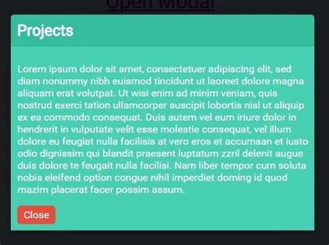 minimal pure css responsive modal box modalcss css script
