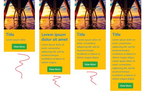 html bootstrap set column height and spacing stack