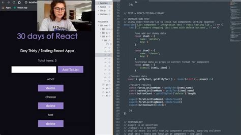 30 days of react day thirty final day testing with jest enzyme