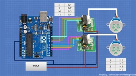 stepper motors with arduino bipolar and unipolar