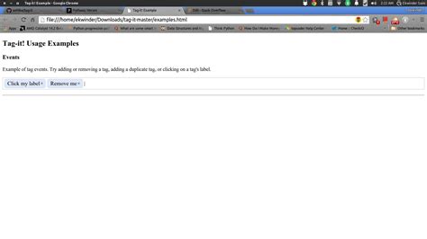 javascript using jquery tokeninput or tagit with django stack overflow