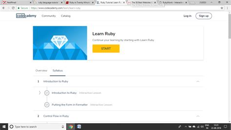 learn ruby 30 best ruby tutorials for programmers