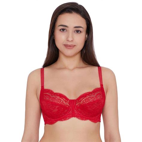 Buy Essential Lace Non Padded Wired Full Cup Bridal Wear Lace Bra Full