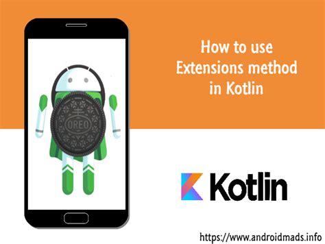 how to use extensions method in kotlin android mad