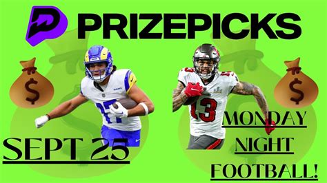 Best Mnf Player Props Prizepicks Today Monday September 25 2023