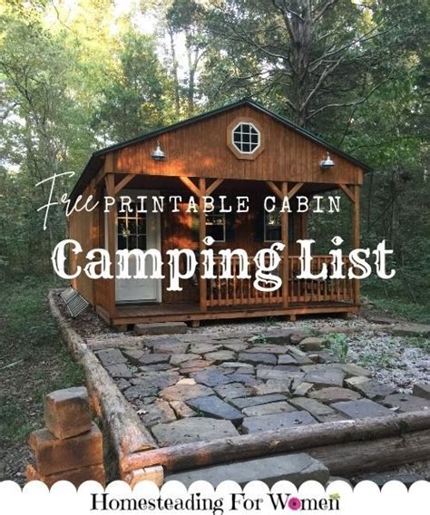 10 Fun Things To Bring To A Cabin Free Printable Ultimate Cabin