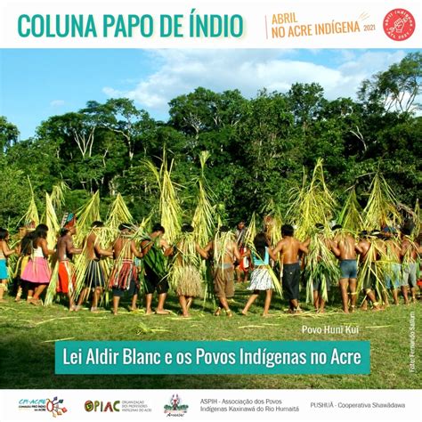 Papo De Índio Lei Aldir Blanc E Os Povos Indígenas No Acre Comissão