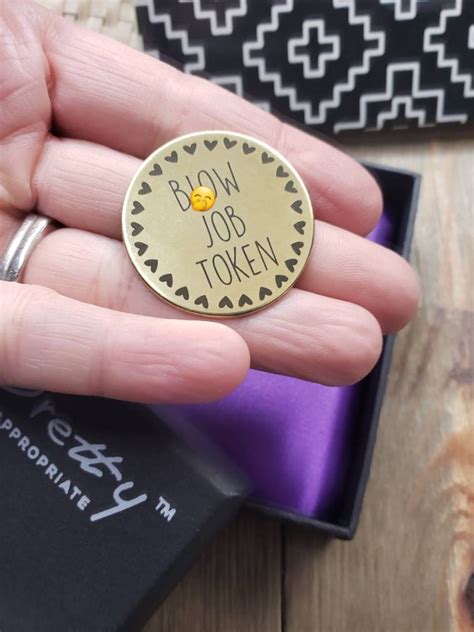 brass sex token blow job token mature token bedroom game etsy