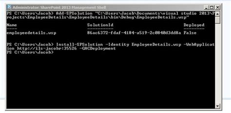 add and deploy solution in sharepoint central