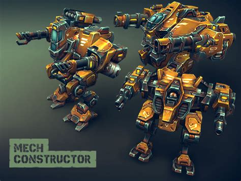 mech constructor light and medium robots free download unity asset