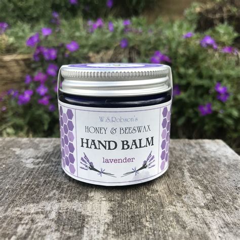 Honey And Beeswax Natural Hand Balm With Lavender 50g Chain Bridge