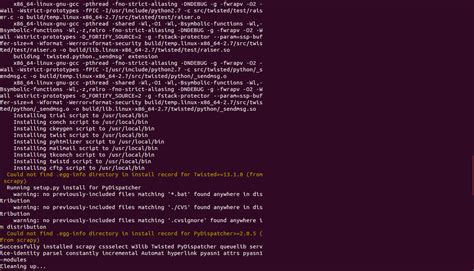 python scrapy installation on ubuntu14 04 stack overflow