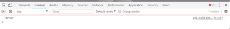 chrome dev tools is hiding errors and can t figure out where to turn