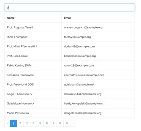 contoh live search livewire laravel dengan pagination