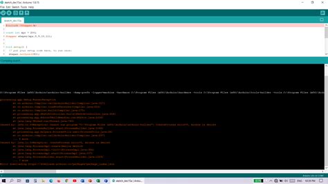 the compiling isn t bieng done programming questions arduino forum